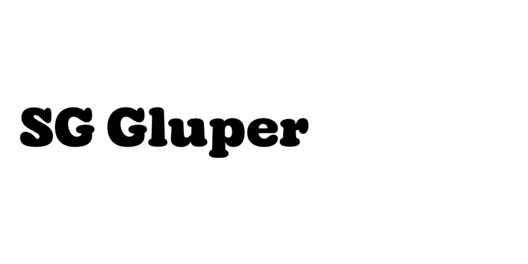 SG Gluper in use - Fonts In Use