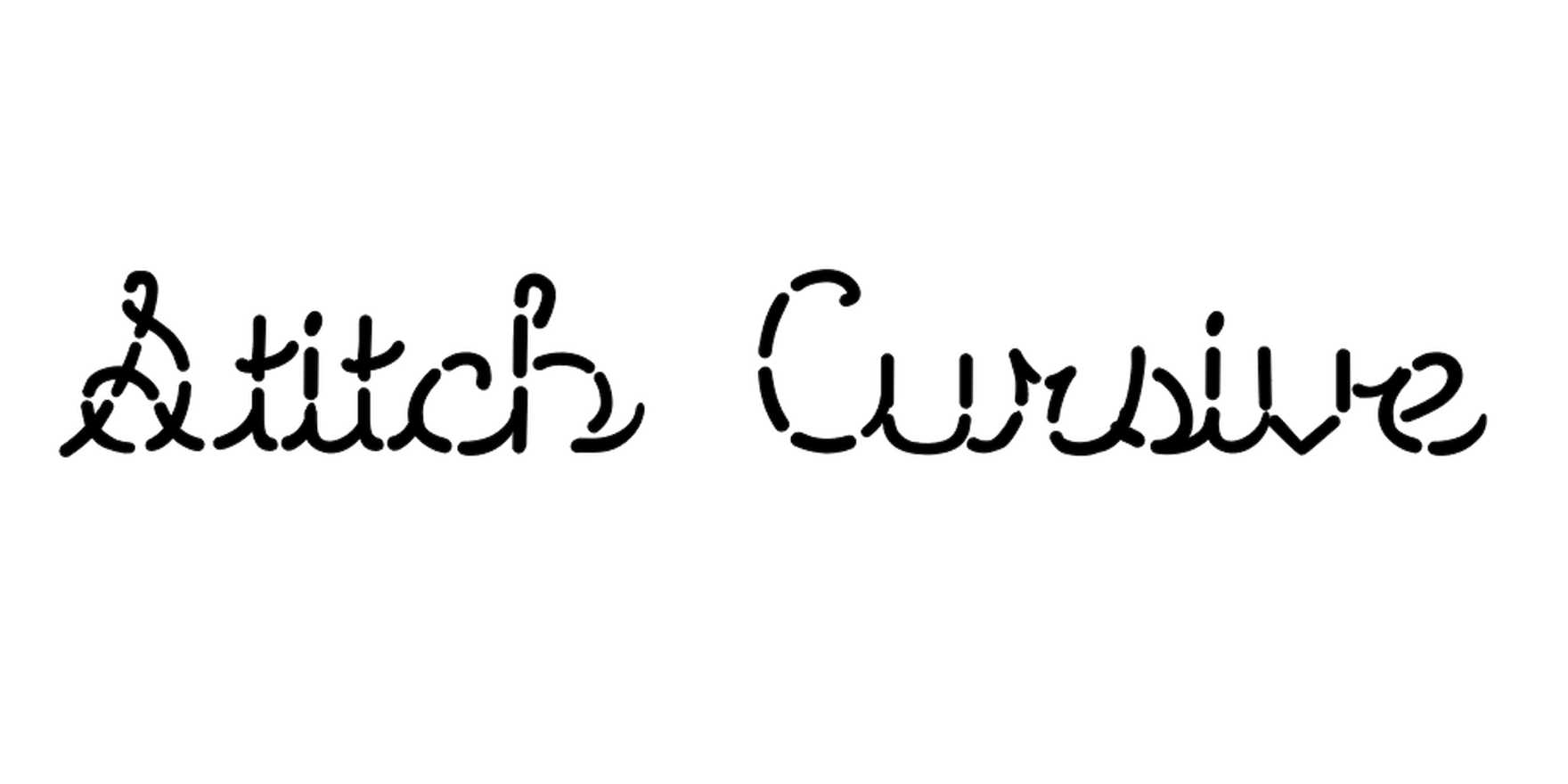 Stitch Cursive in use - Fonts In Use