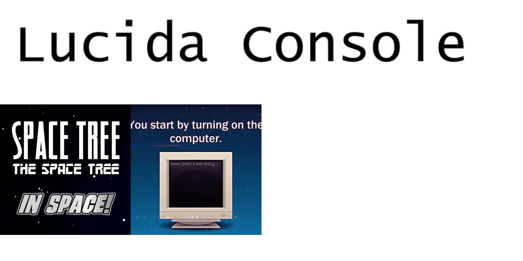 Lucida Console in use - Fonts In Use