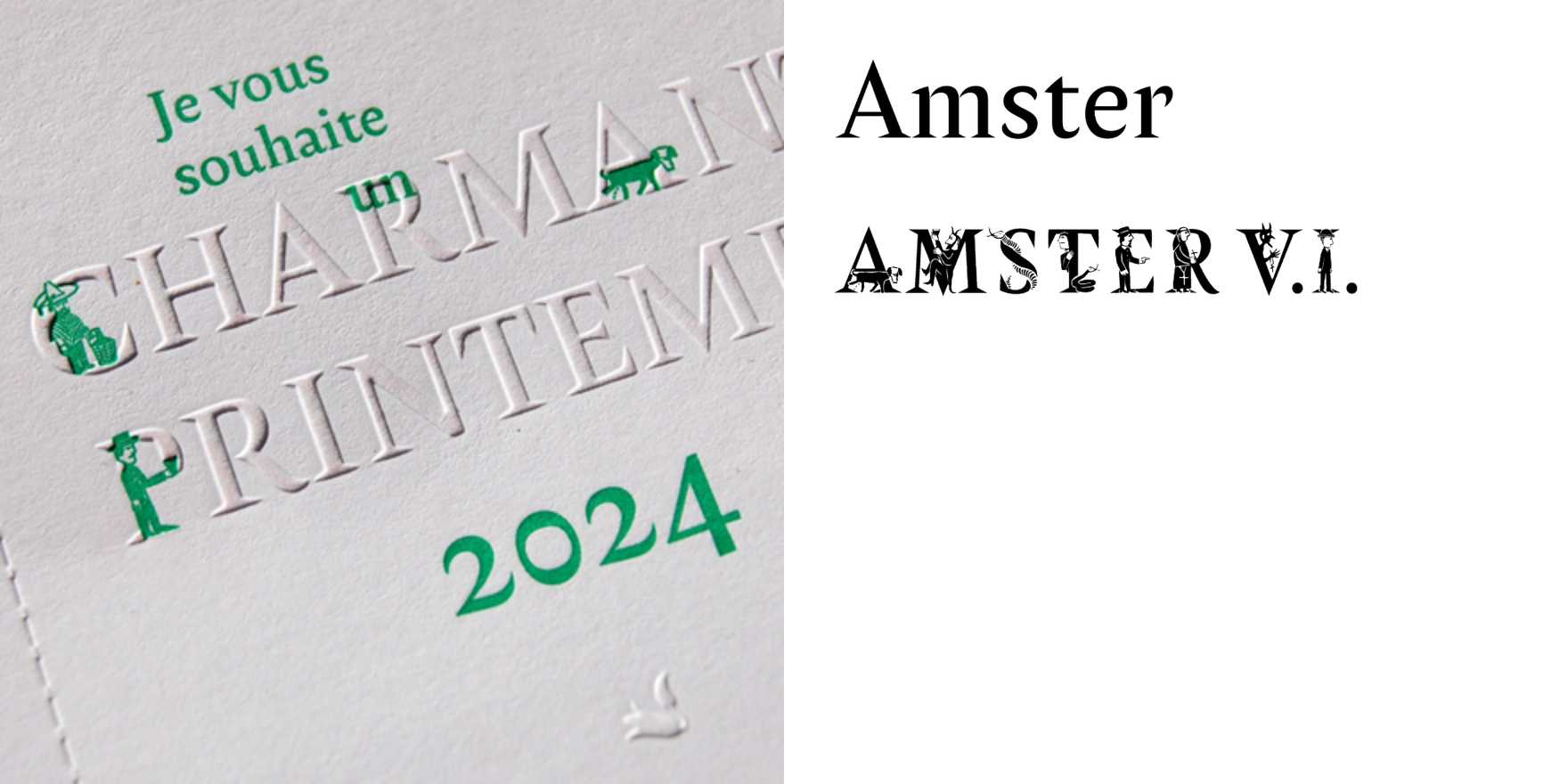 Spring 2024 greeting card - Fonts In Use