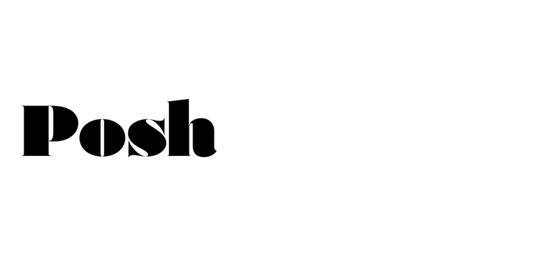 Posh in use - Fonts In Use