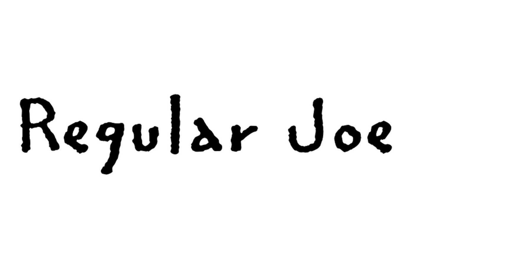 Regular Joe in use - Fonts In Use