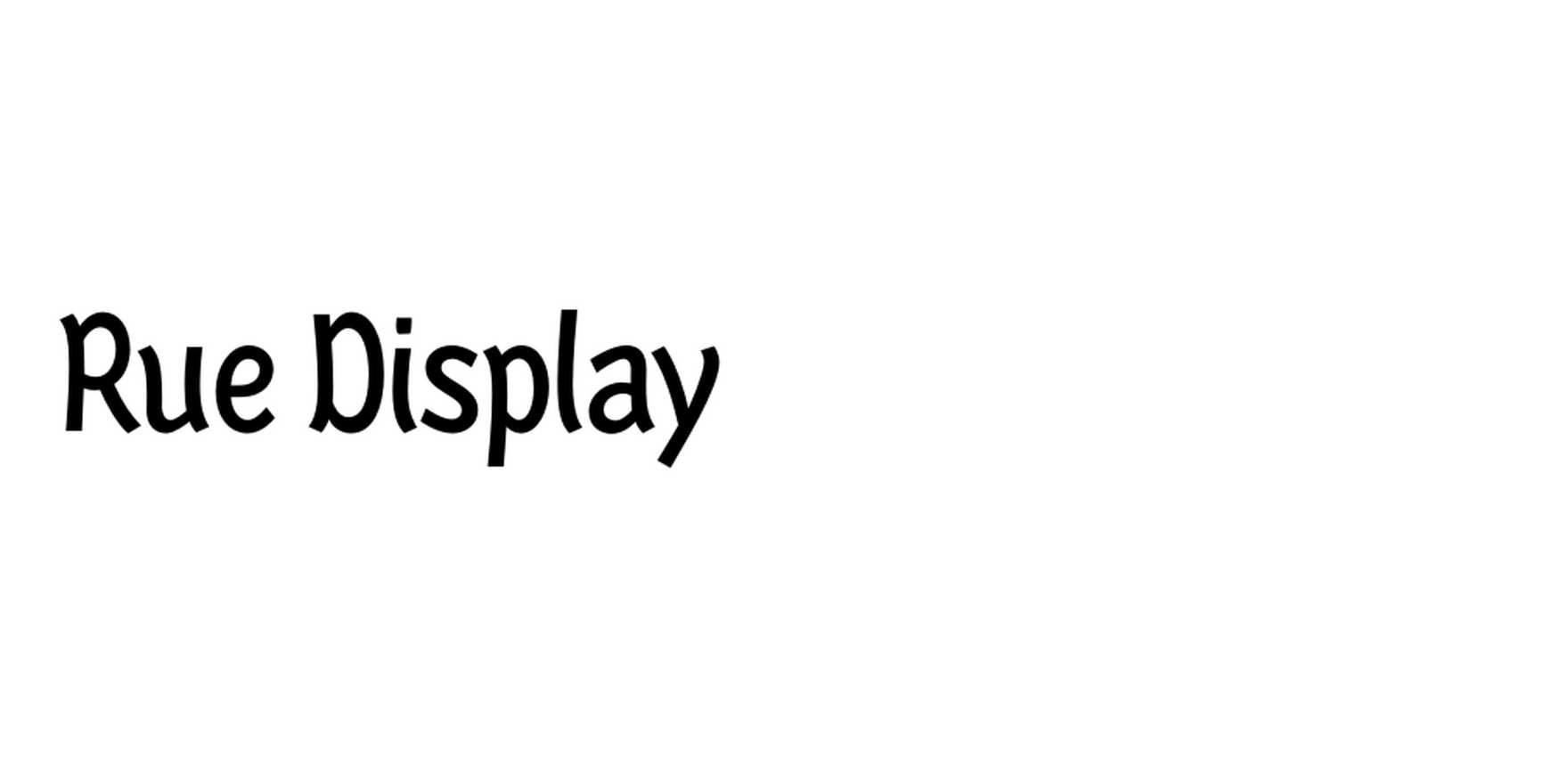 Rue Display in use - Fonts In Use