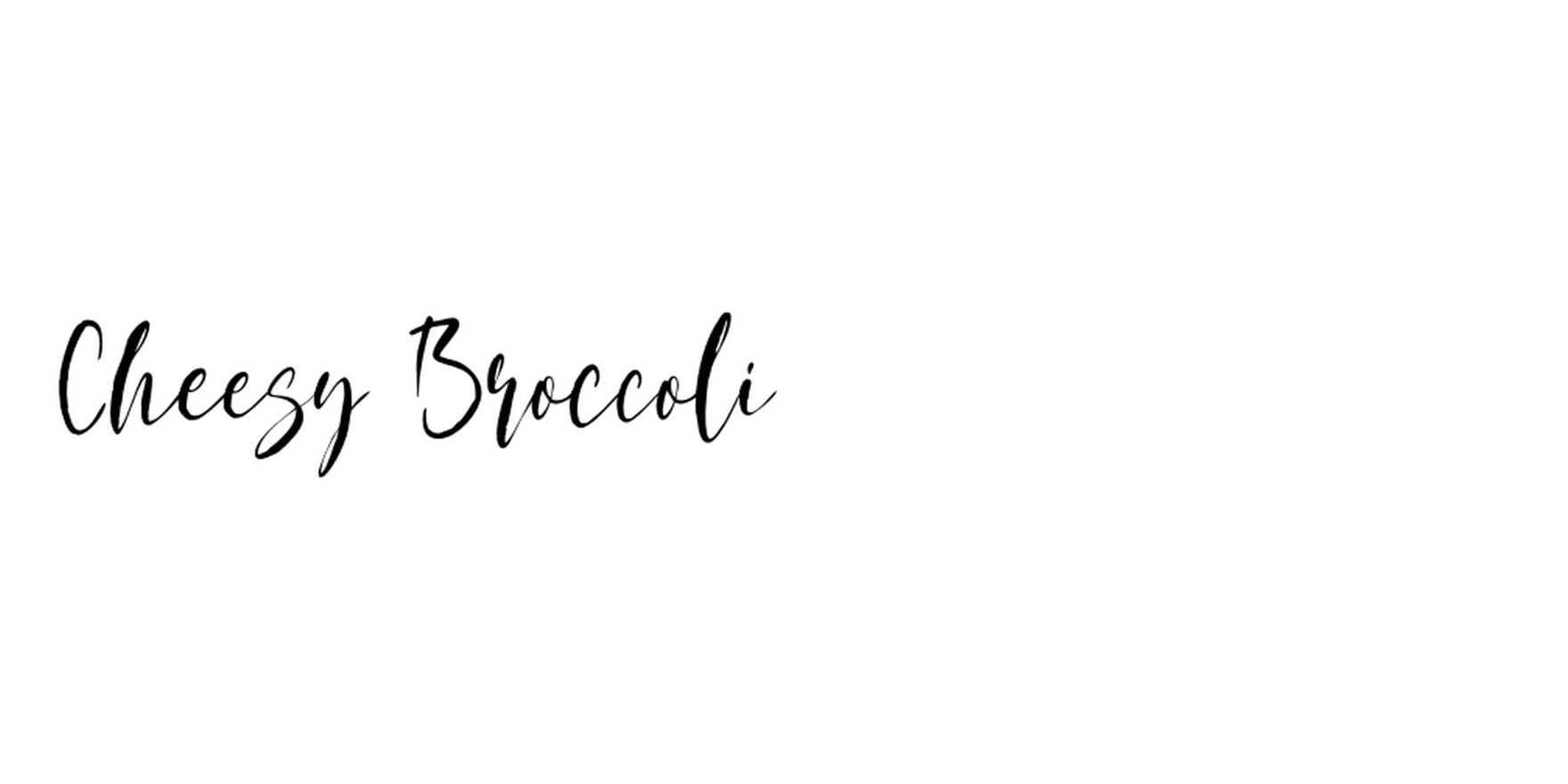 Cheesy Broccoli in use - Fonts In Use