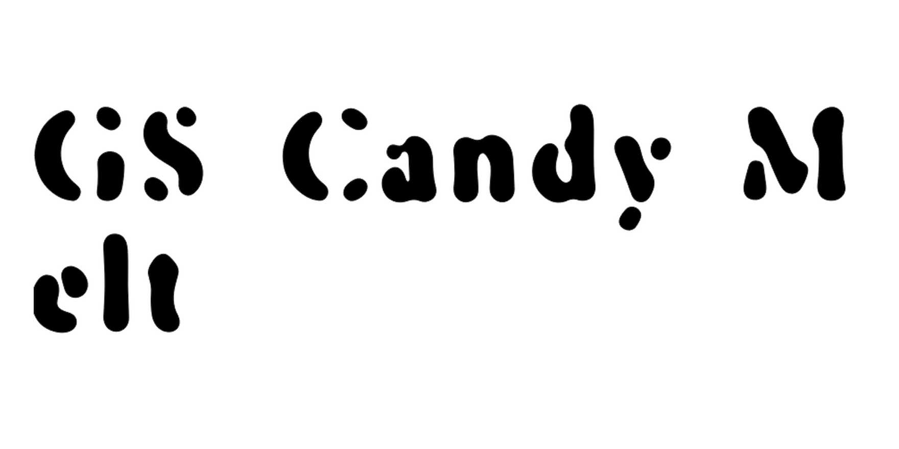 Gs Candy Melt In Use Fonts In Use