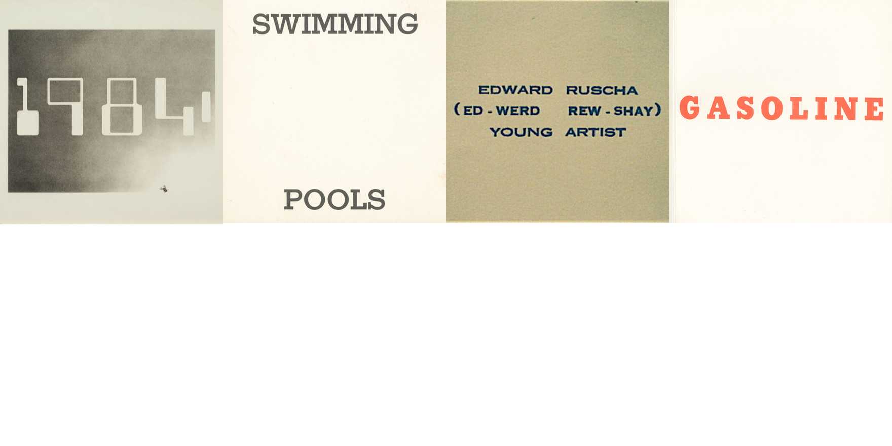 Ed Ruscha at Fonts In Use