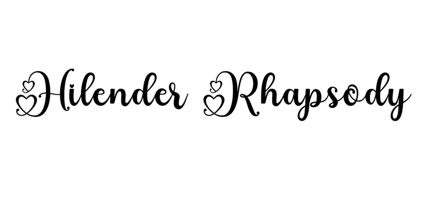 Hilender Rhapsody in use - Fonts In Use