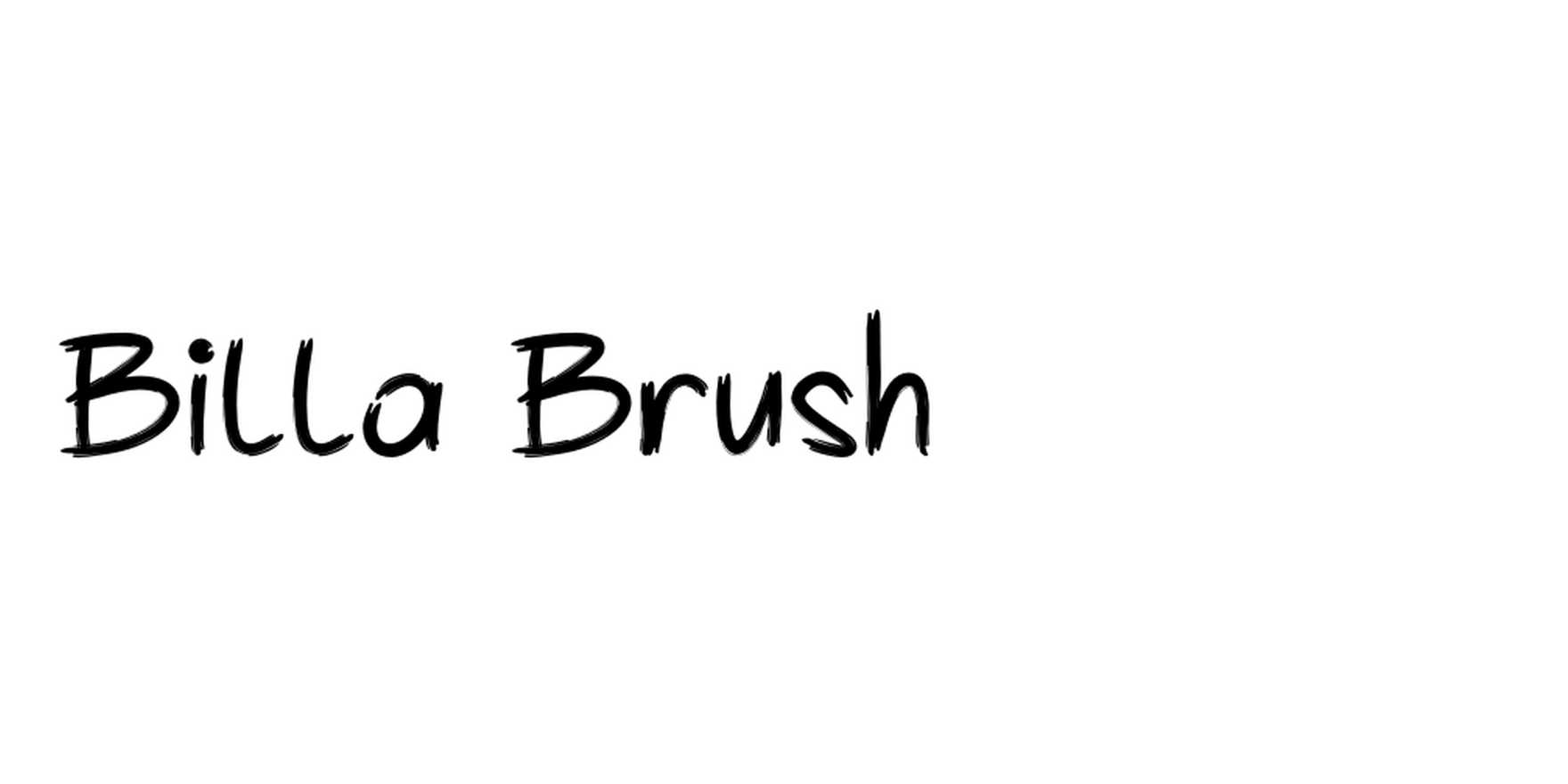 Billa Brush in use - Fonts In Use