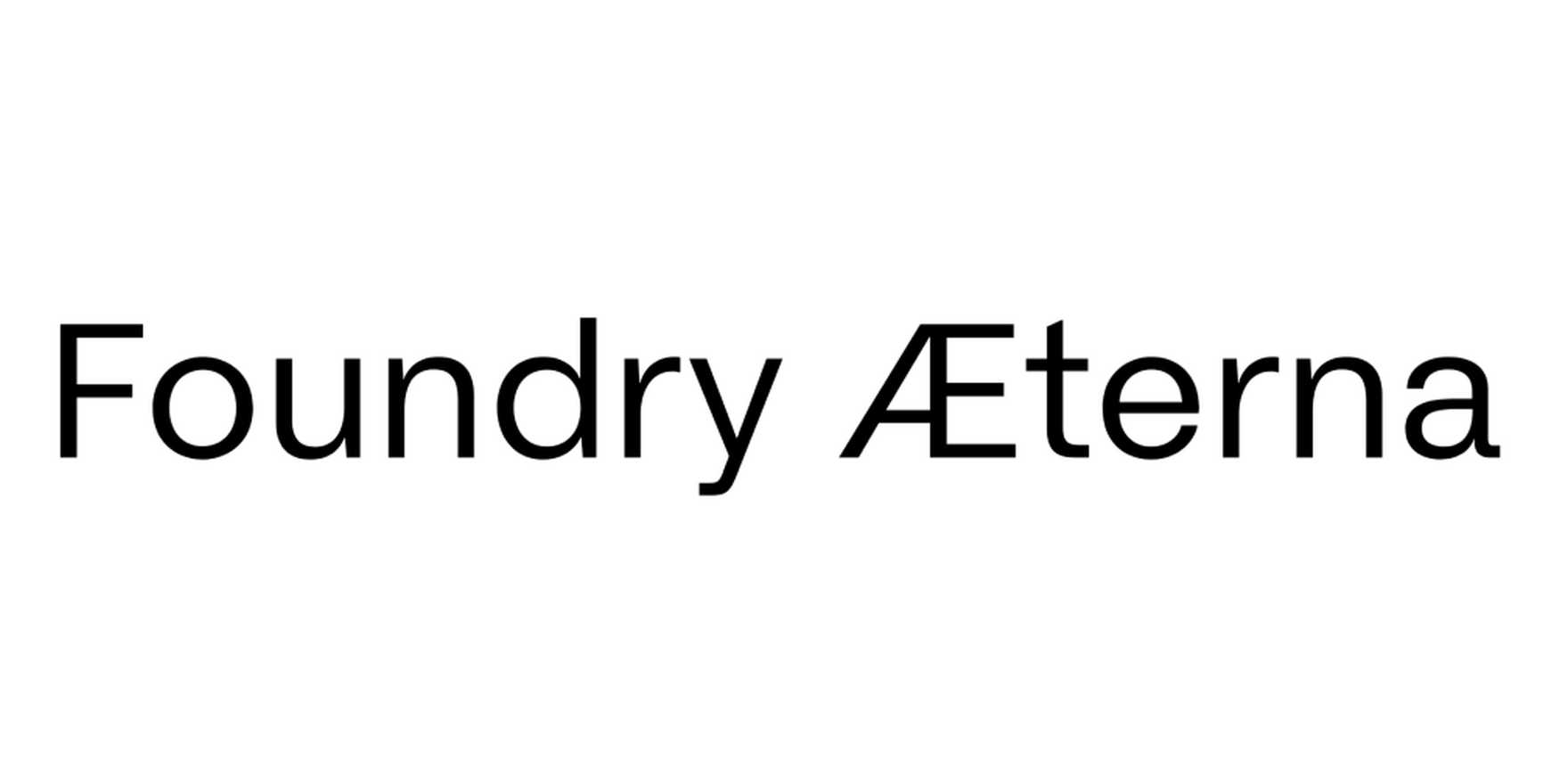 Foundry Aeterna In Use Fonts In Use