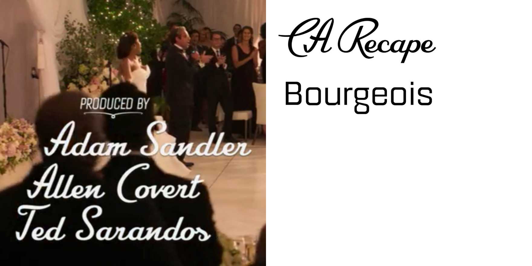 Sandy Wexler end credits - Fonts In Use