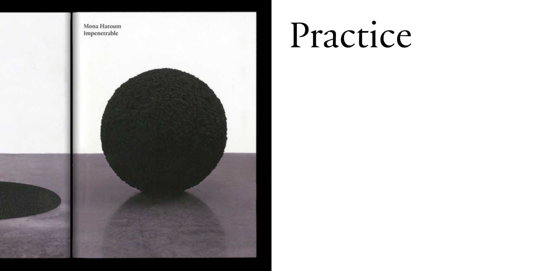 Mona Hatoum: Impenetrable - Fonts In Use