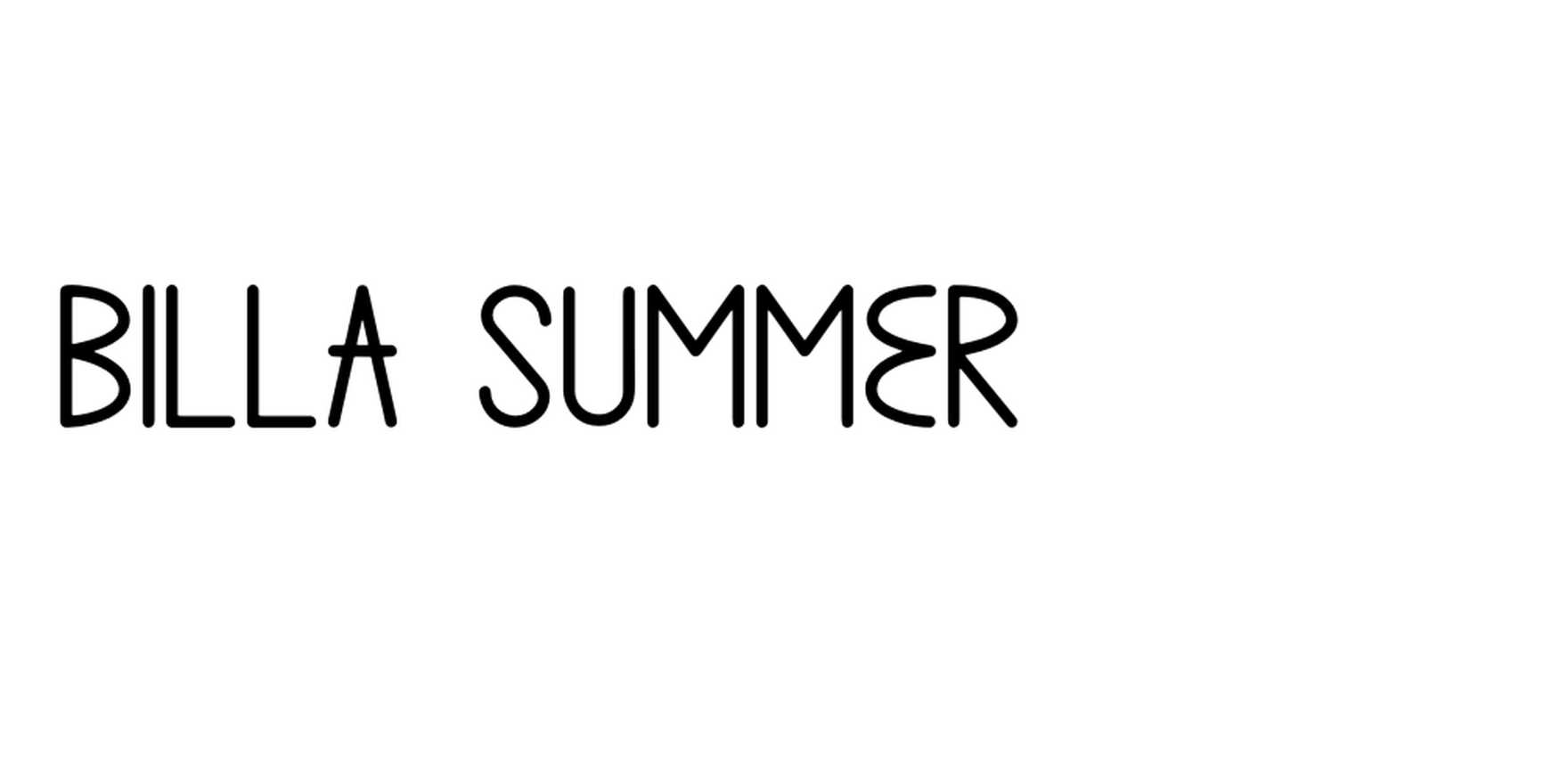 Billa Summer in use - Fonts In Use