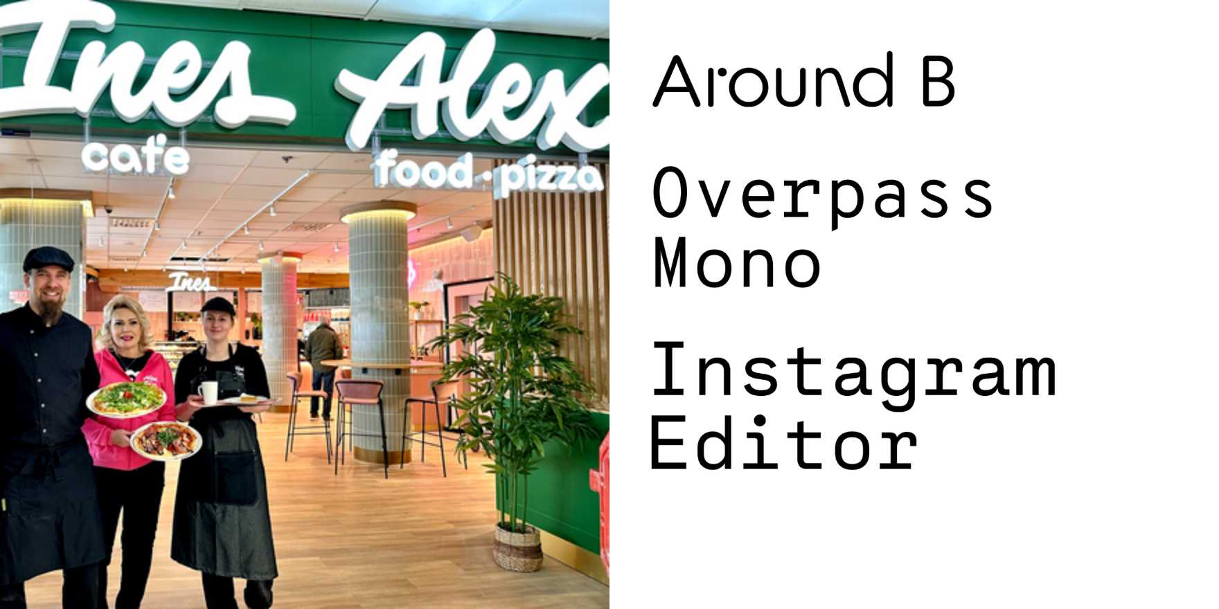 Alex & Ines - Fonts In Use