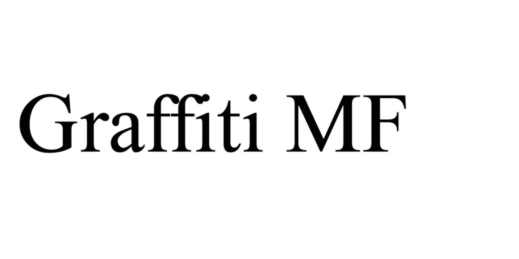 Graffiti MF in use - Fonts In Use