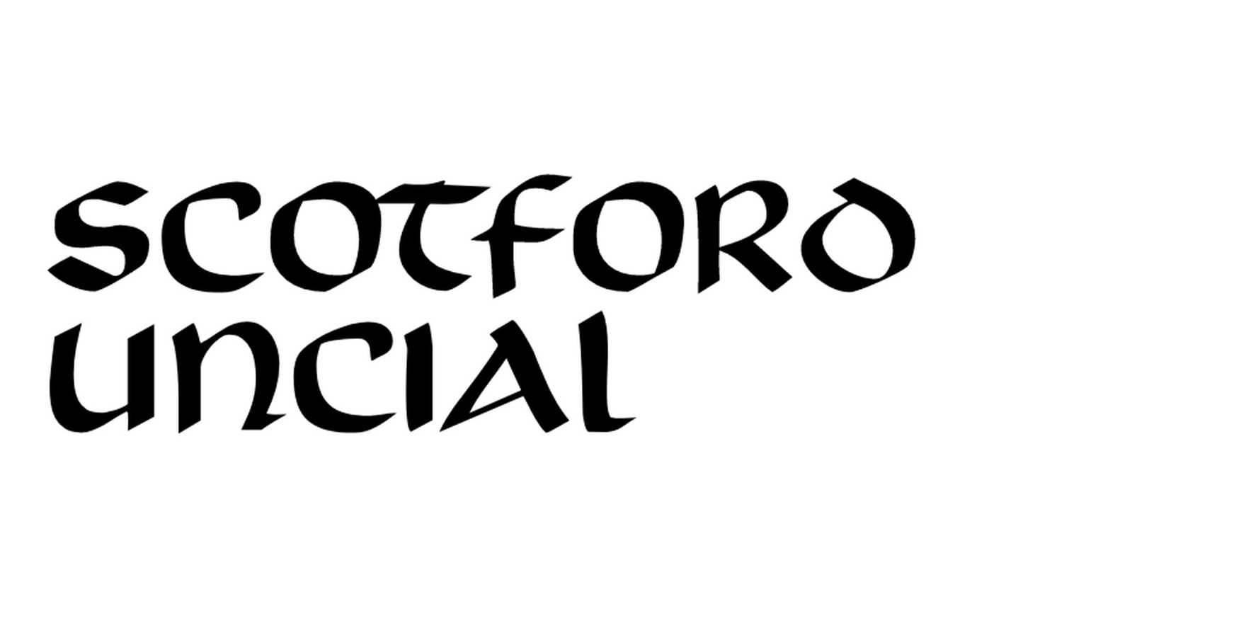 Scotford Uncial in use - Fonts In Use