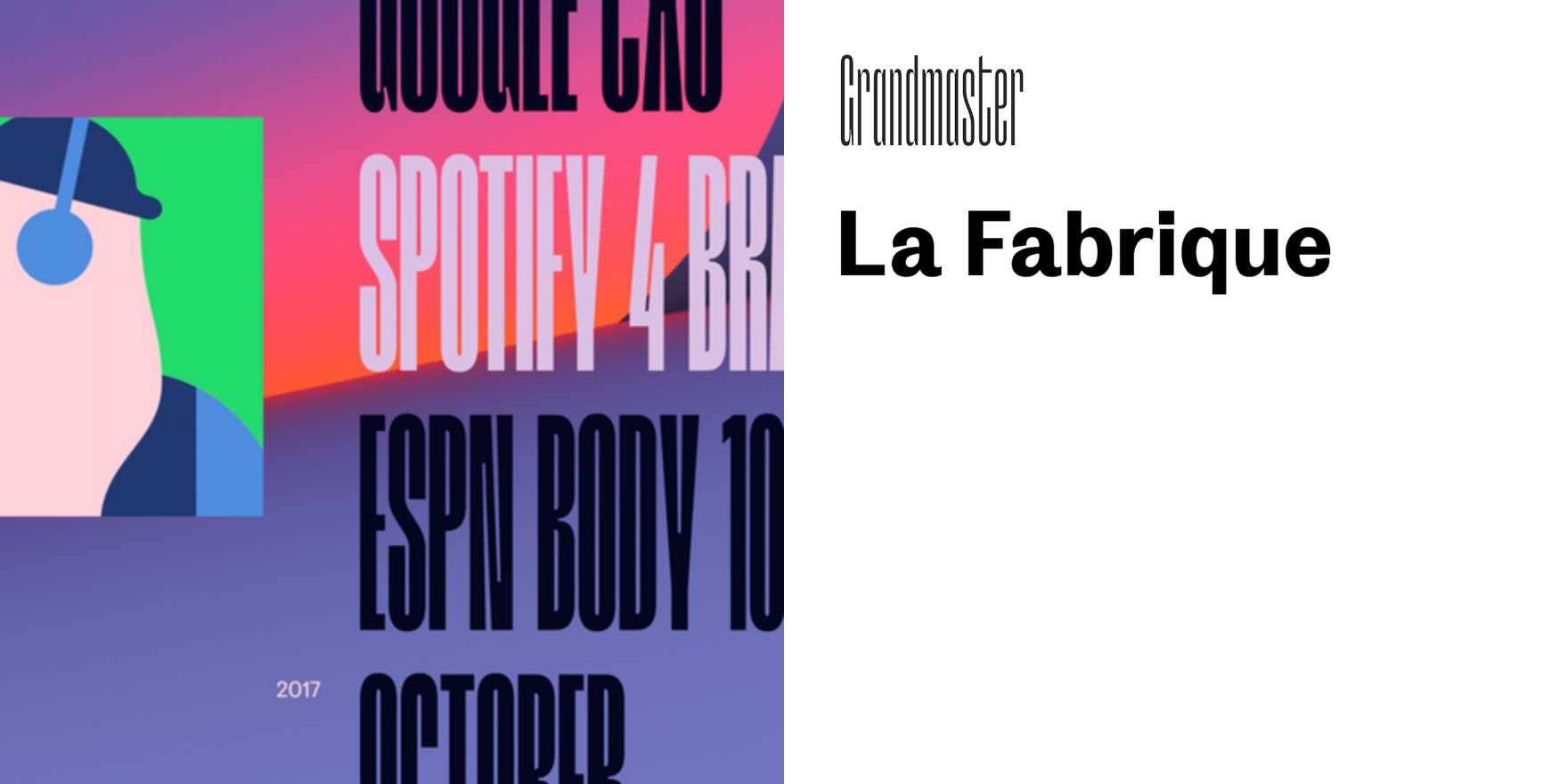 French but Nice portfolio website - Fonts In Use