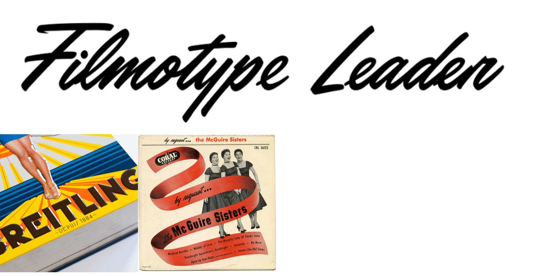 Filmotype Leader in use - Fonts In Use