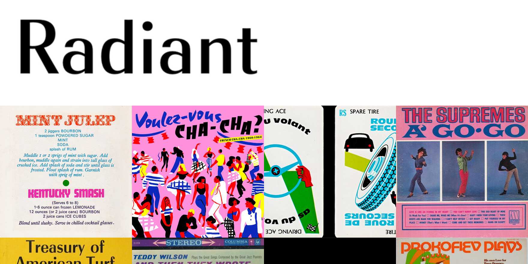 Radiant in use - Fonts In Use