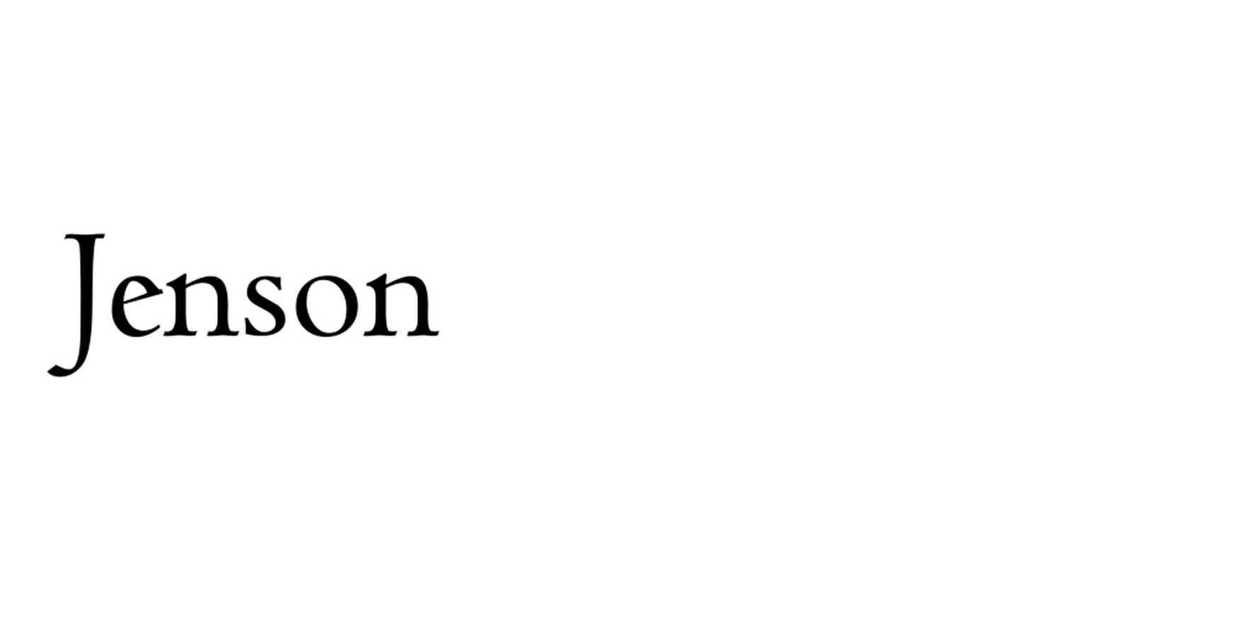 Jenson in use - Fonts In Use