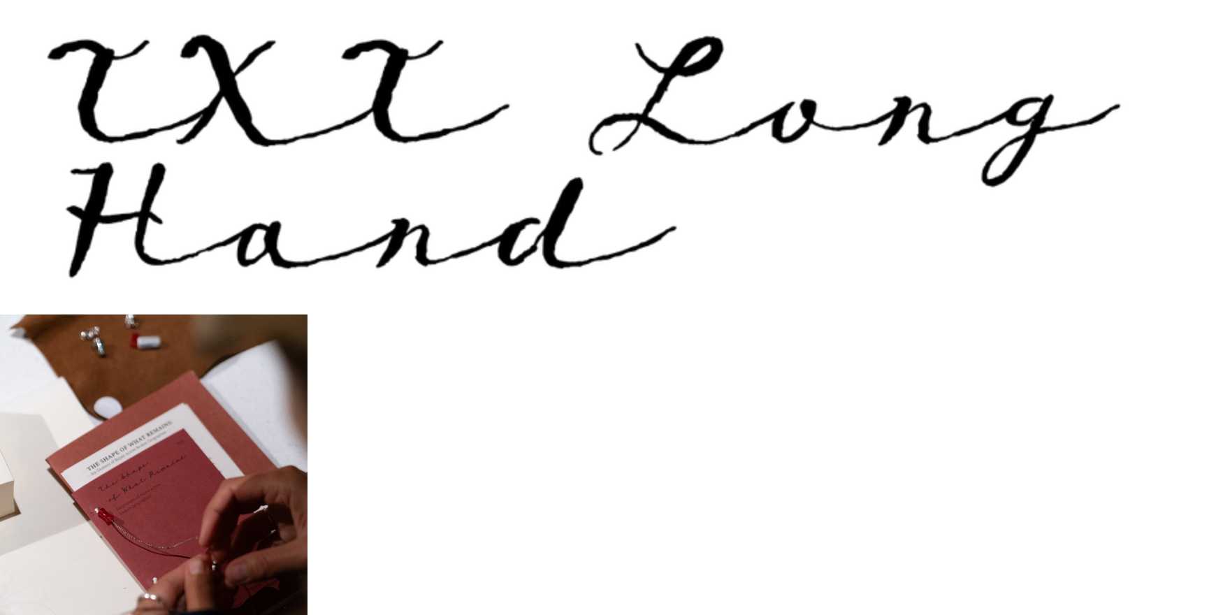 TXT Long Hand in use - Fonts In Use