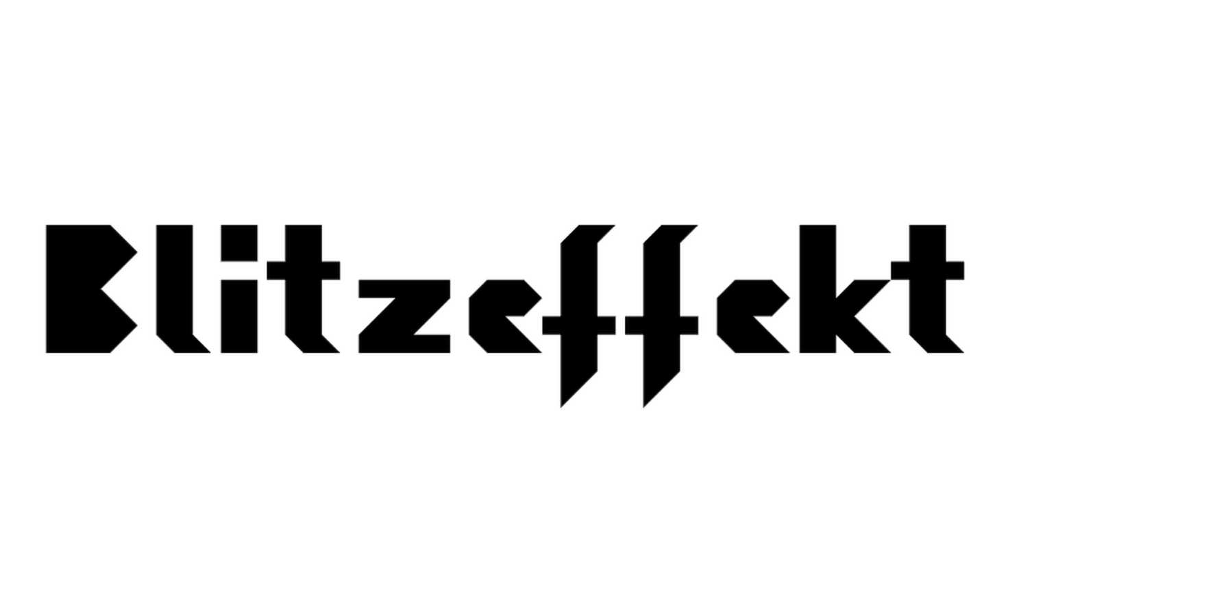 Blitzeffekt in use - Fonts In Use