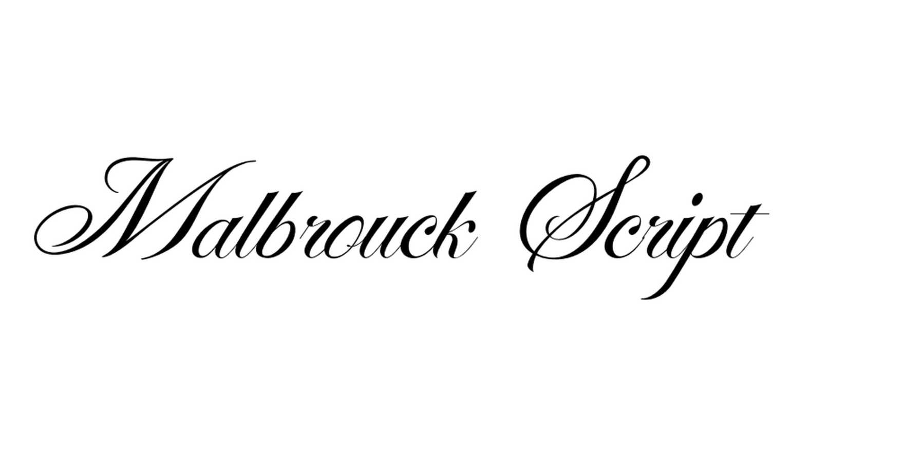 Malbrouck Script in use - Fonts In Use