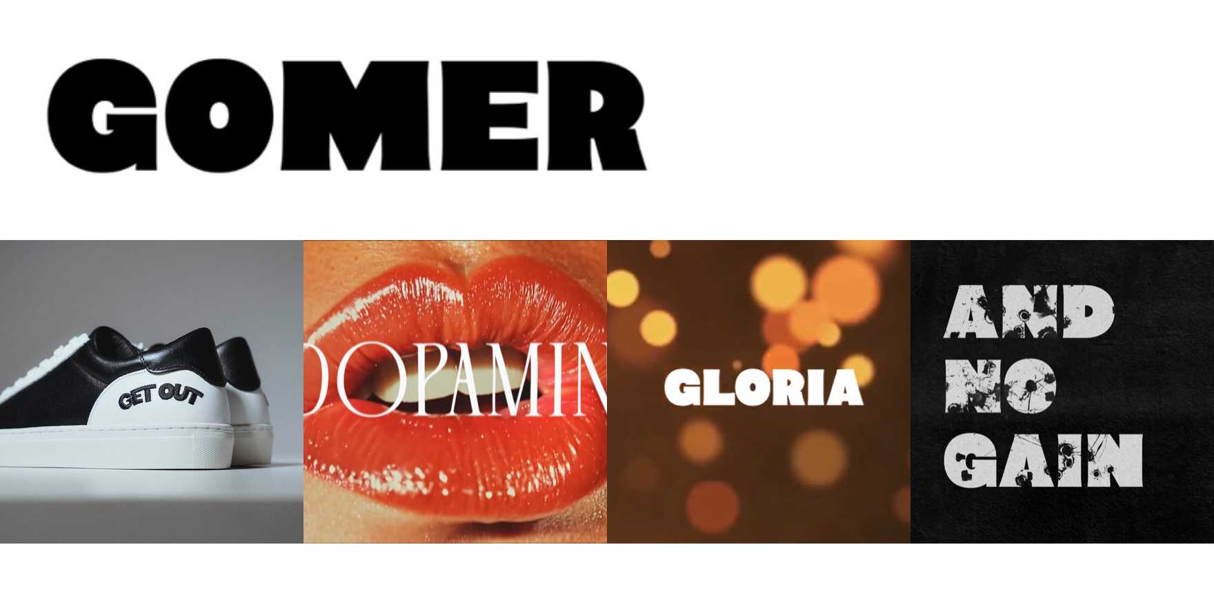 Gomer in use - Fonts In Use