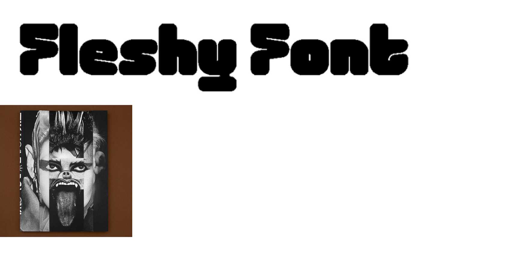 Fleshy Font in use - Fonts In Use