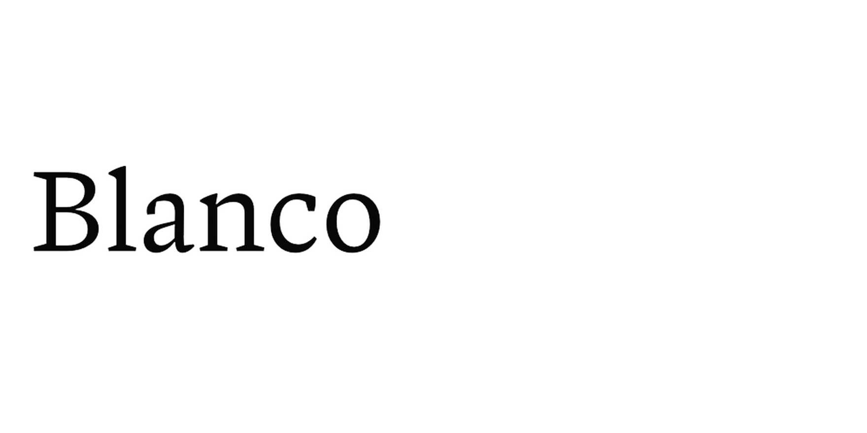 Blanco in use - Fonts In Use