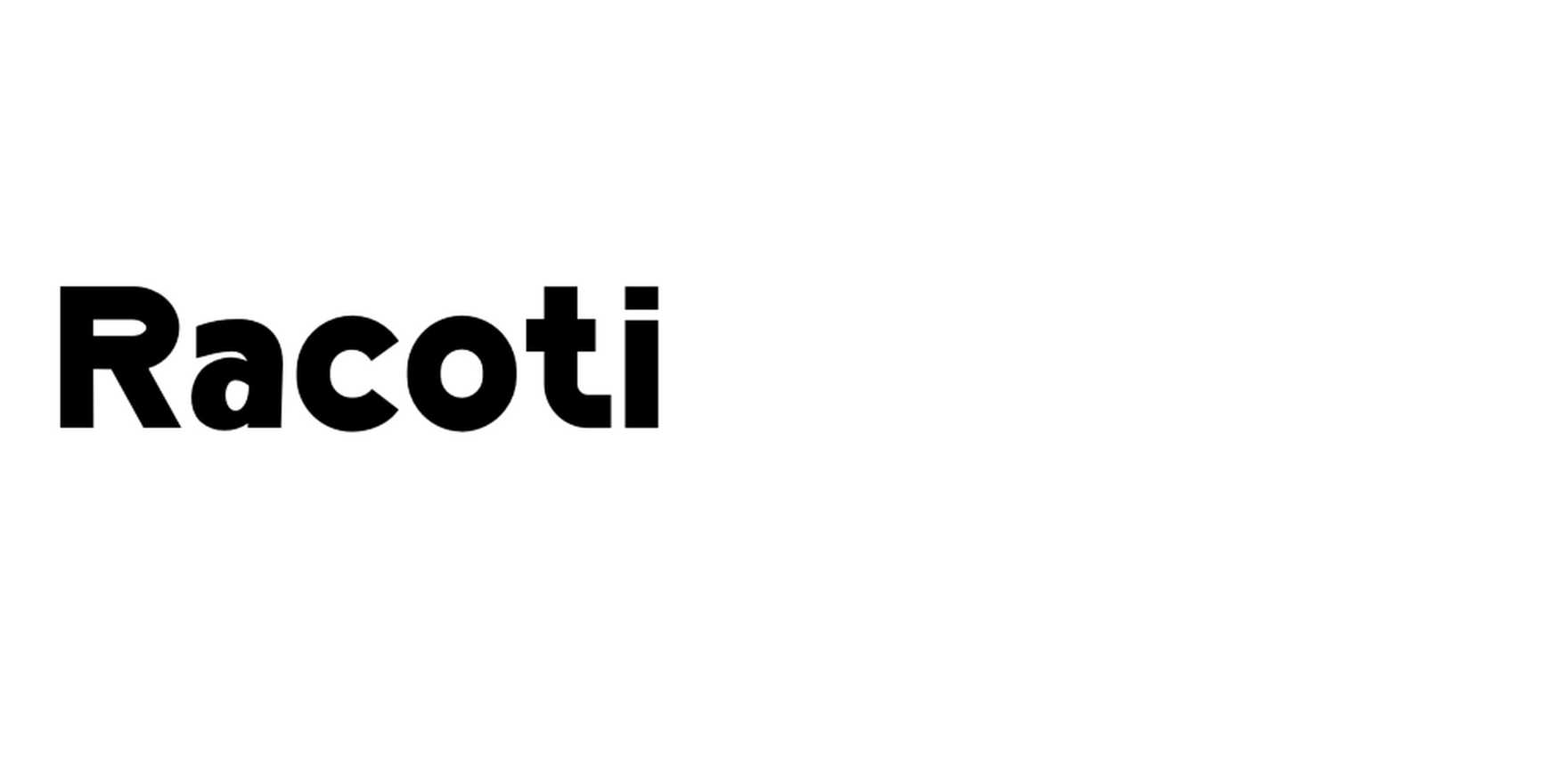 Racoti in use - Fonts In Use