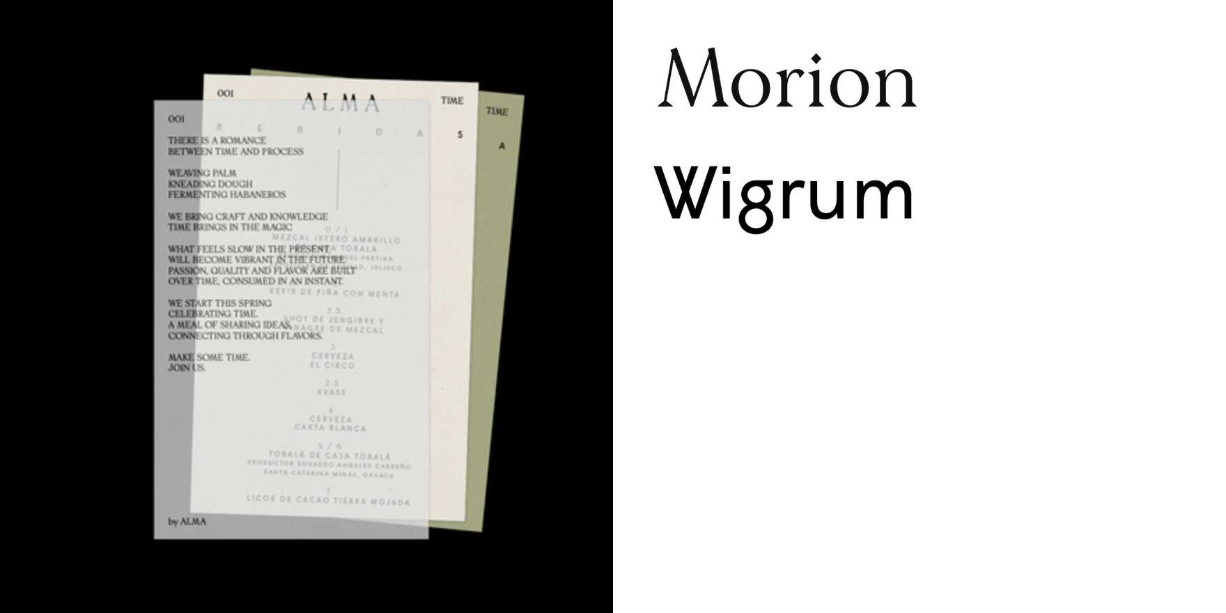 Alma - Fonts In Use
