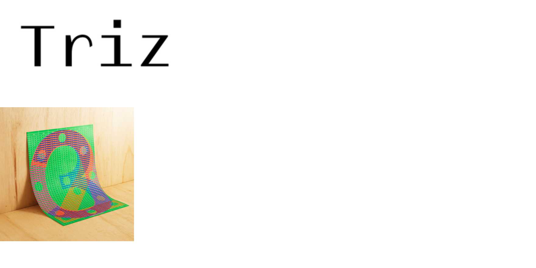 Triz in use - Fonts In Use