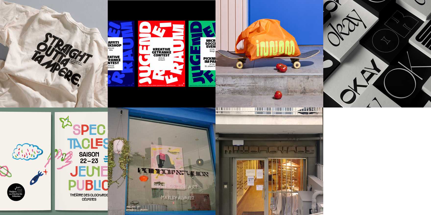 Type on Merch - Fonts In Use