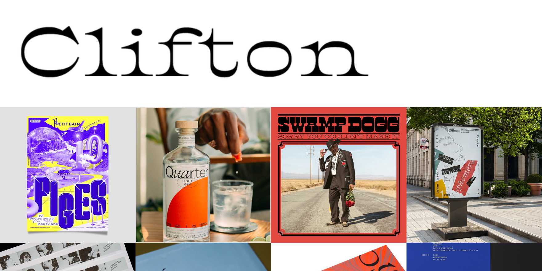 Clifton in use - Fonts In Use