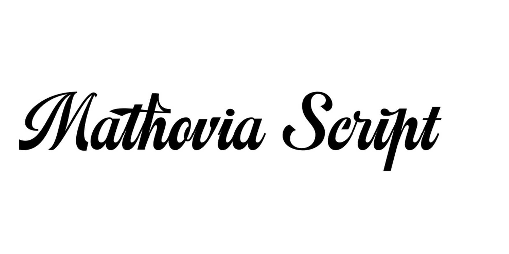 Mathovia Script in use - Fonts In Use