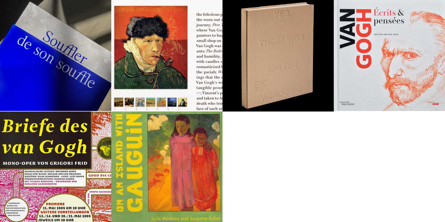 Vincent van Gogh - Fonts In Use