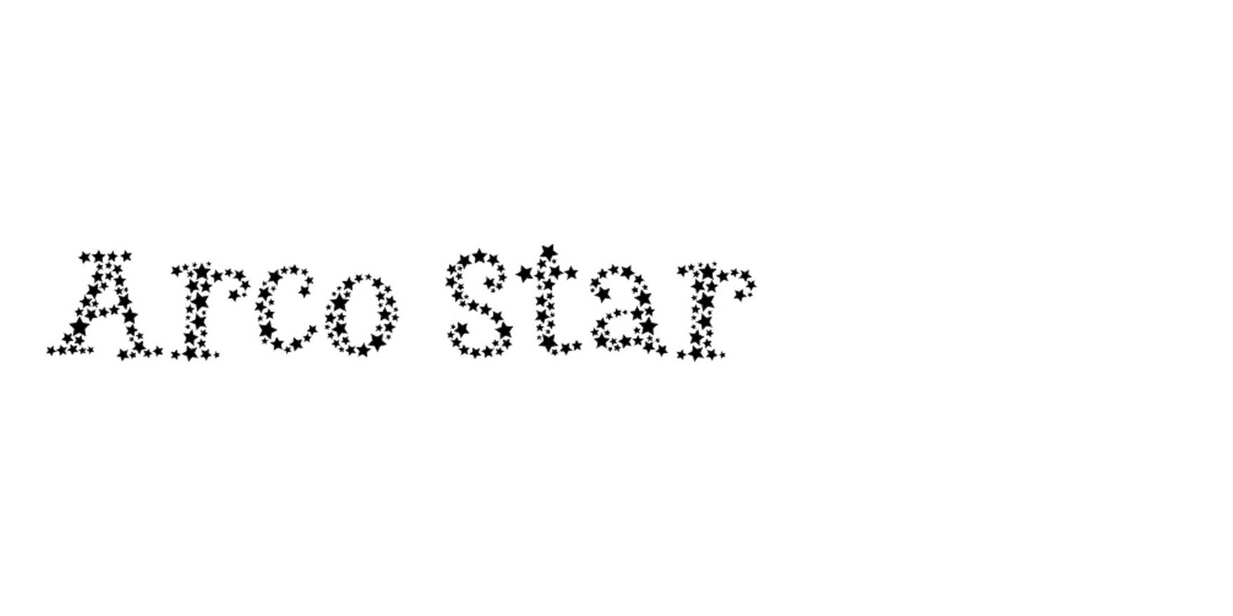 Arco Star in use - Fonts In Use