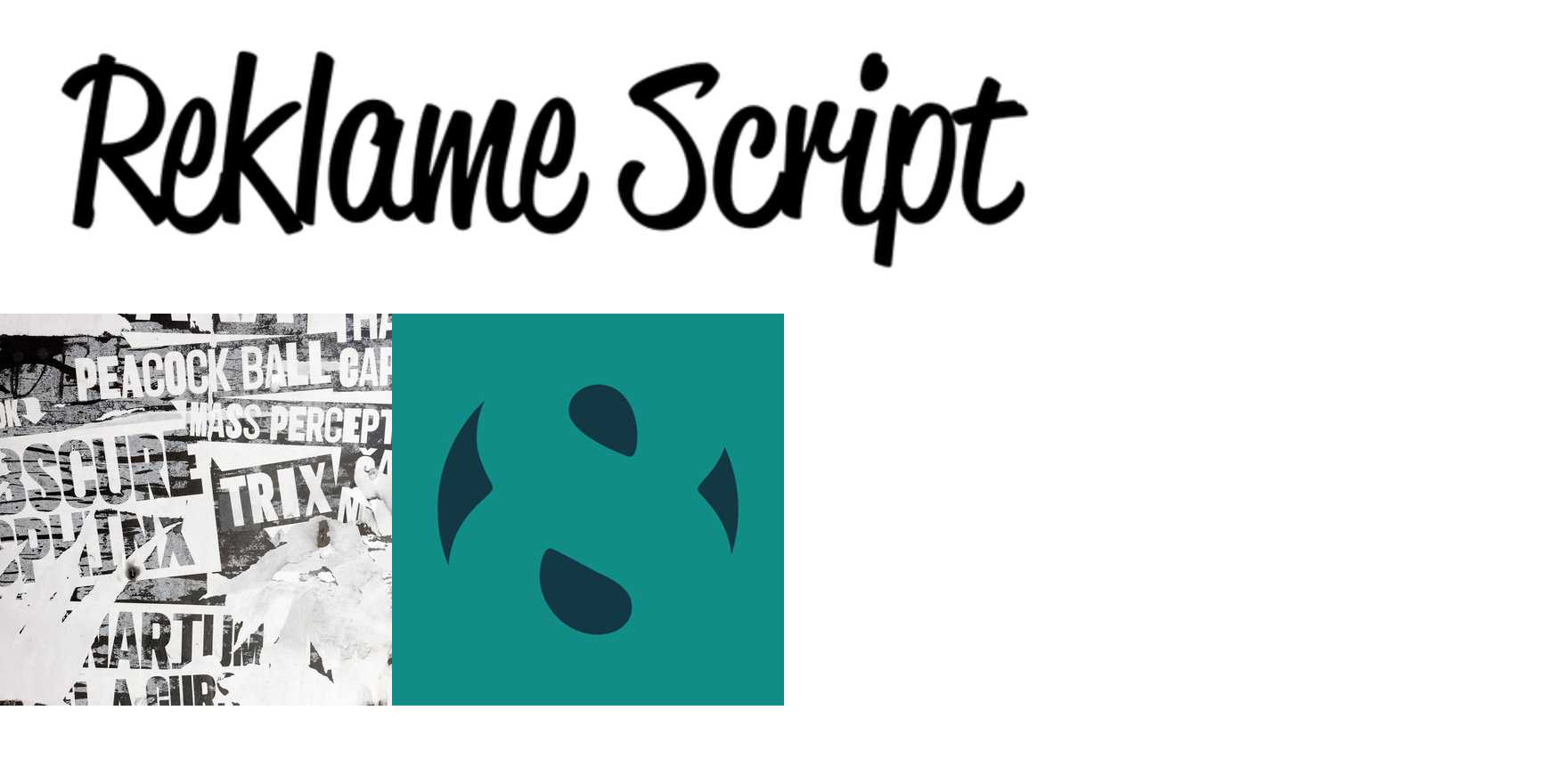 Reklame Script in use - Fonts In Use