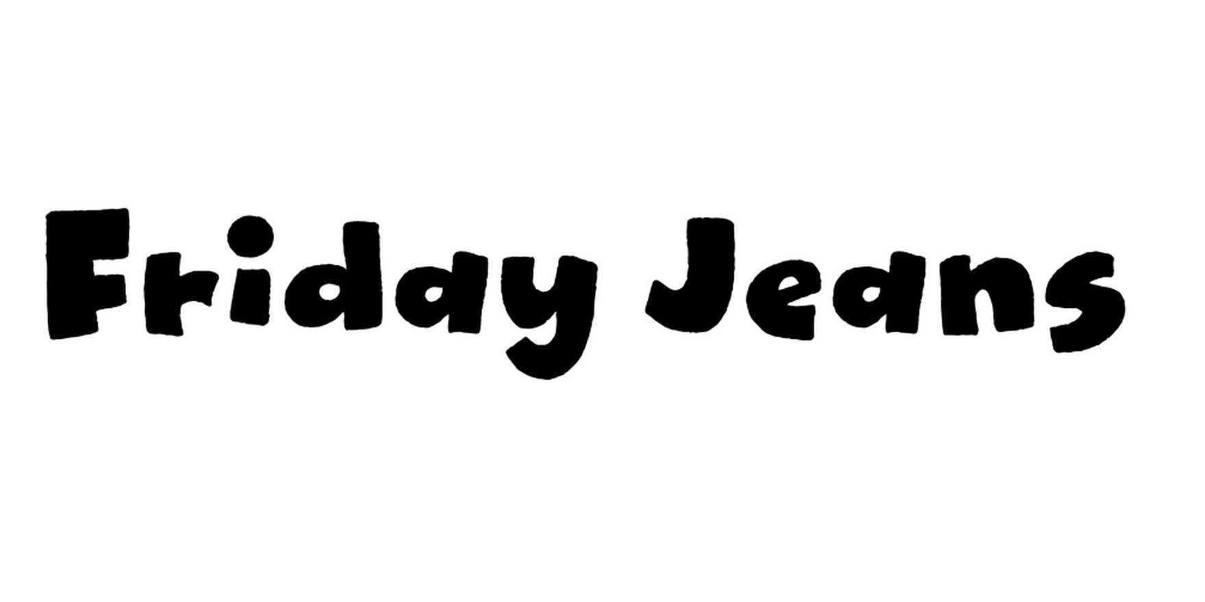 Friday Jeans in use - Fonts In Use