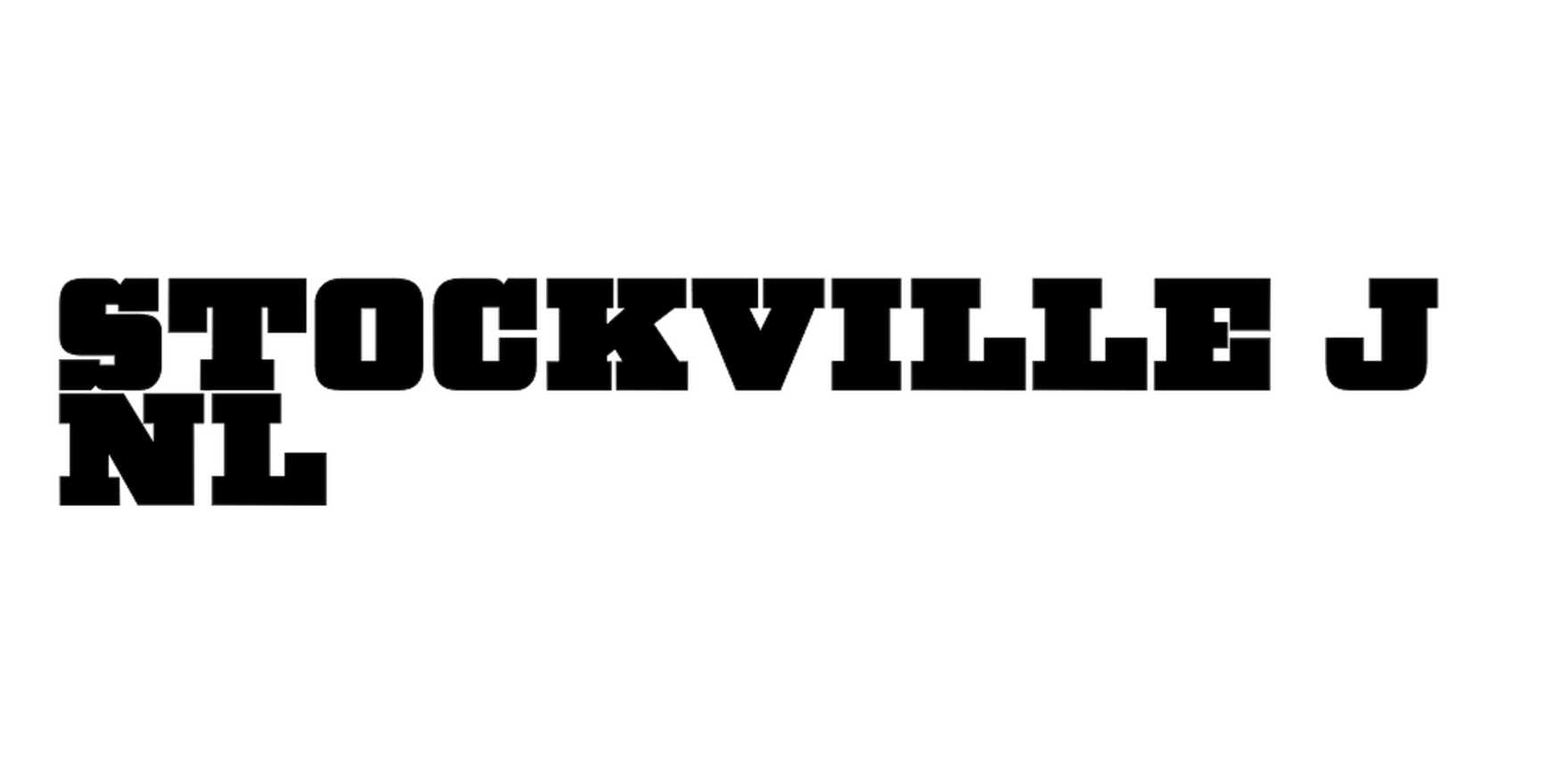 Stockville JNL in use - Fonts In Use