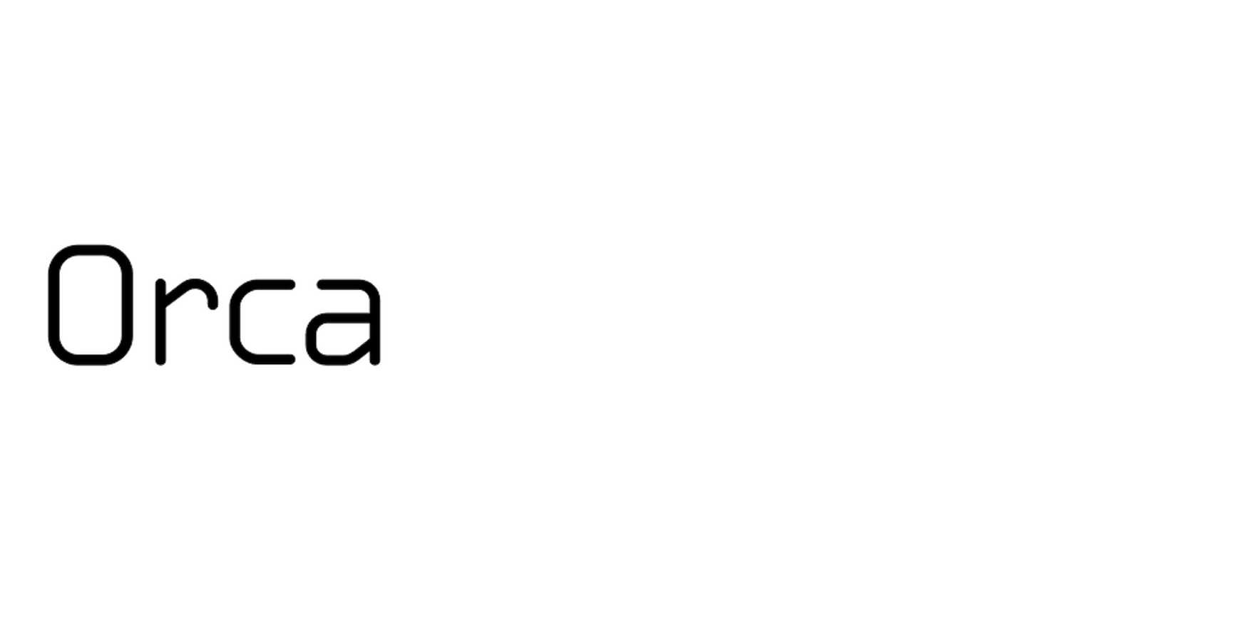 Orca in use - Fonts In Use