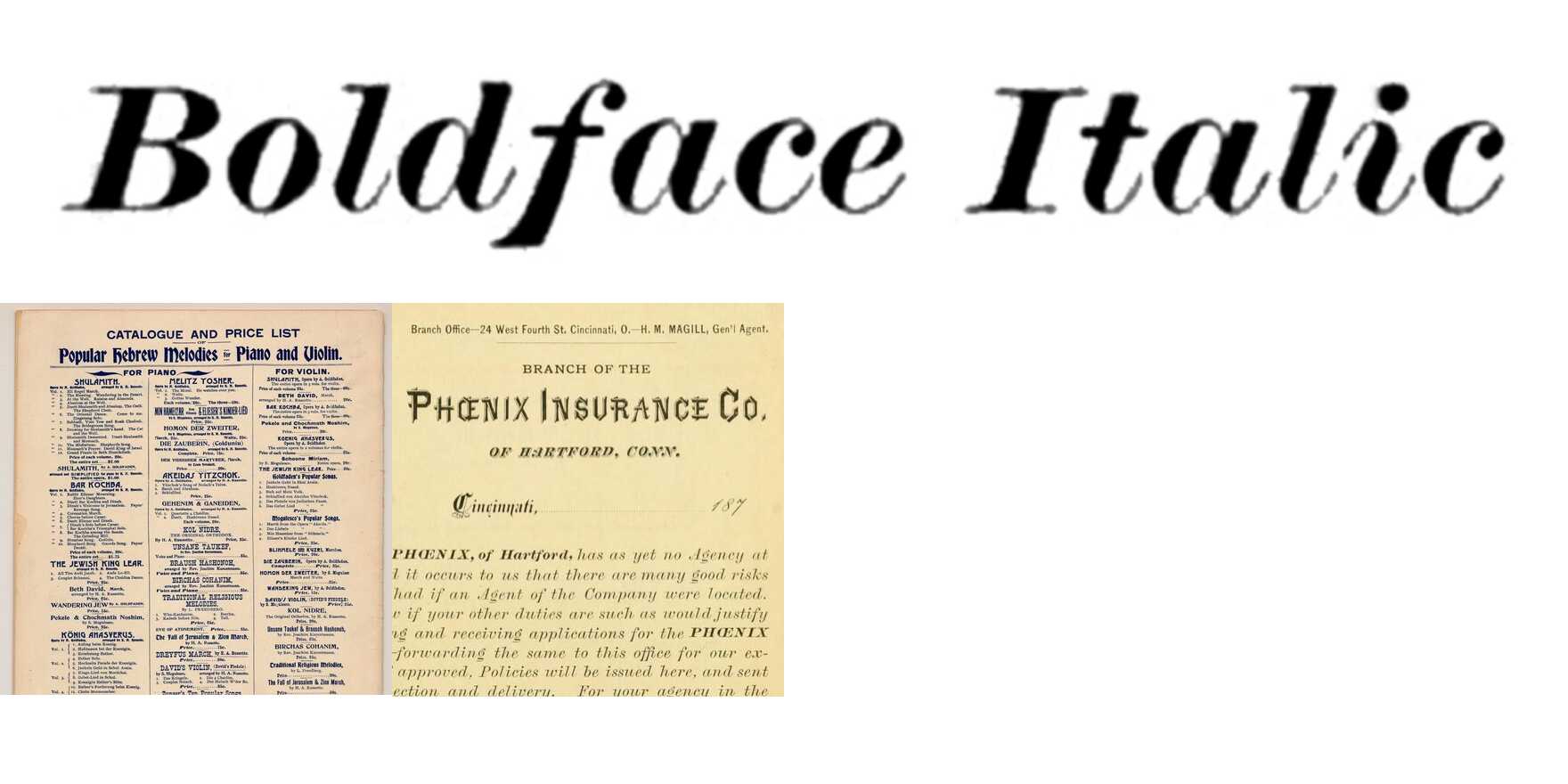 Boldface Italic in use - Fonts In Use