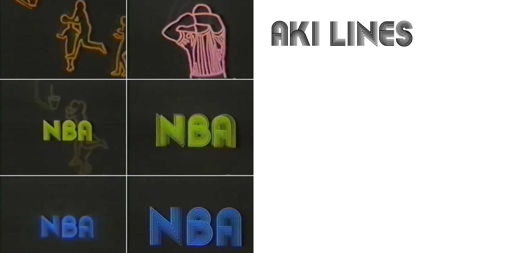 The NBA on CBS intro (1973–79) - Fonts In Use