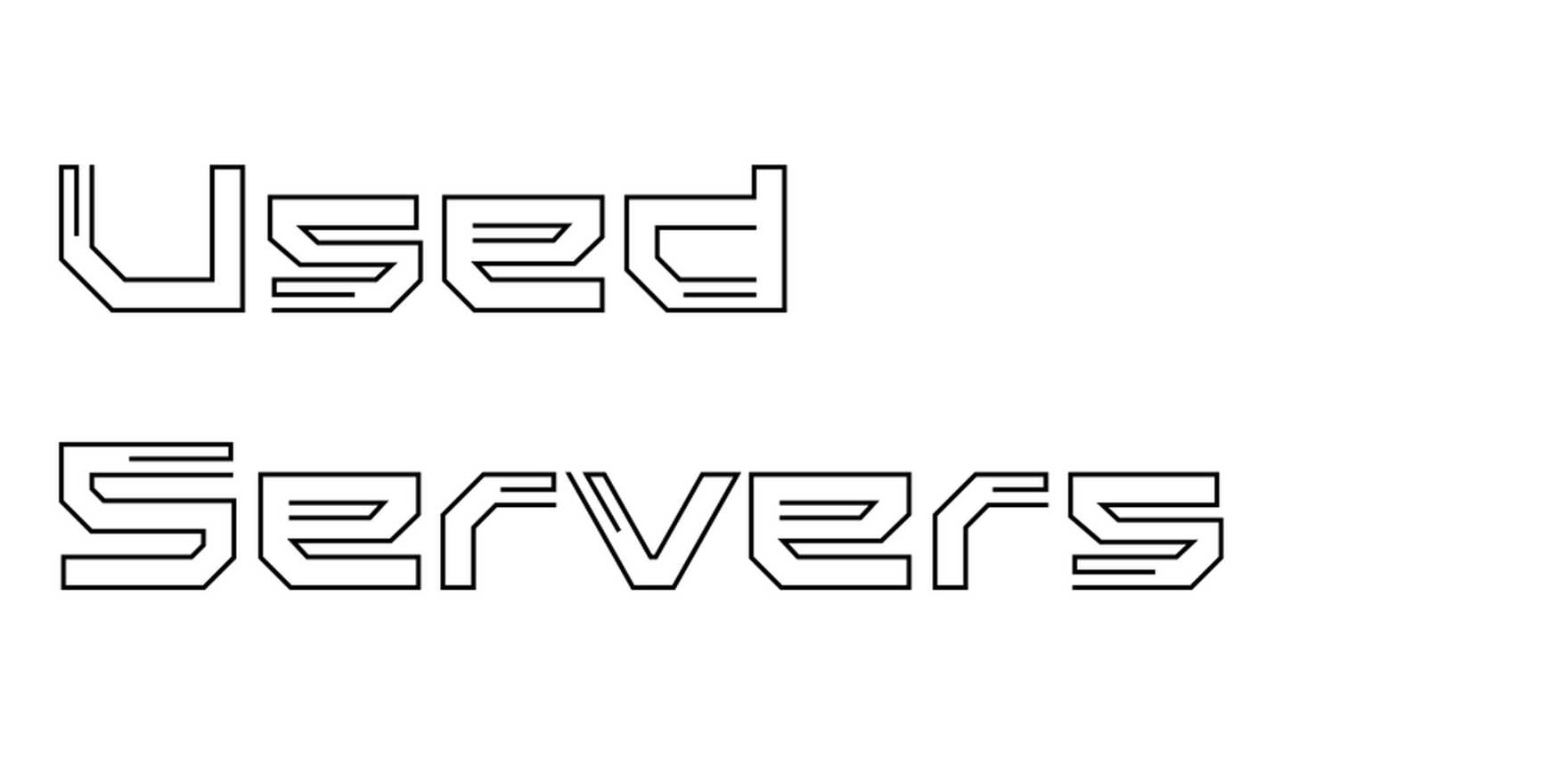 Used Servers in use - Fonts In Use