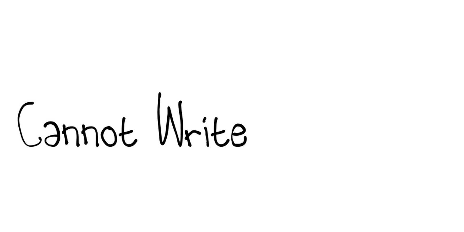Cannot Write in use - Fonts In Use