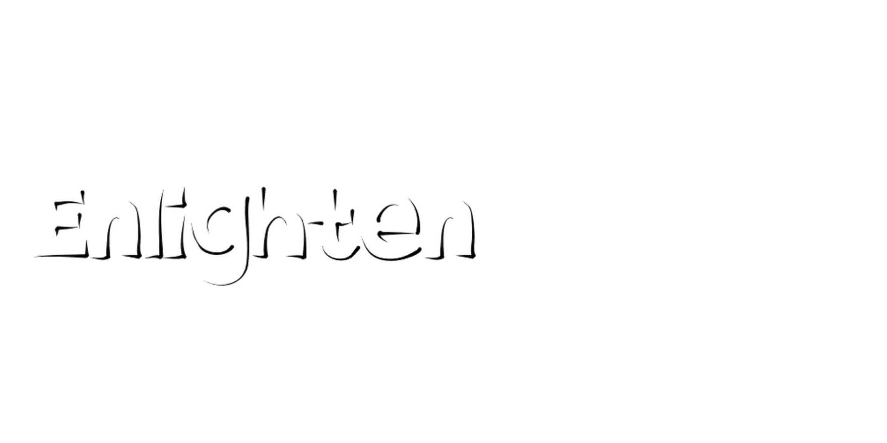 Enlighten in use - Fonts In Use