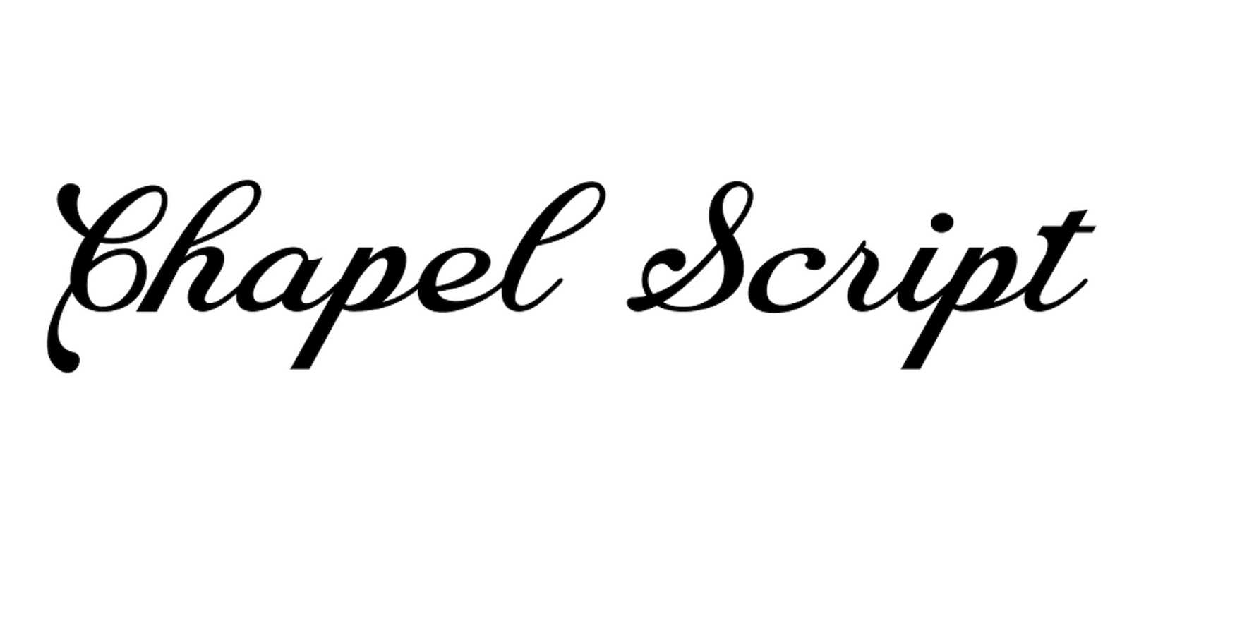 Chapel Script in use - Fonts In Use