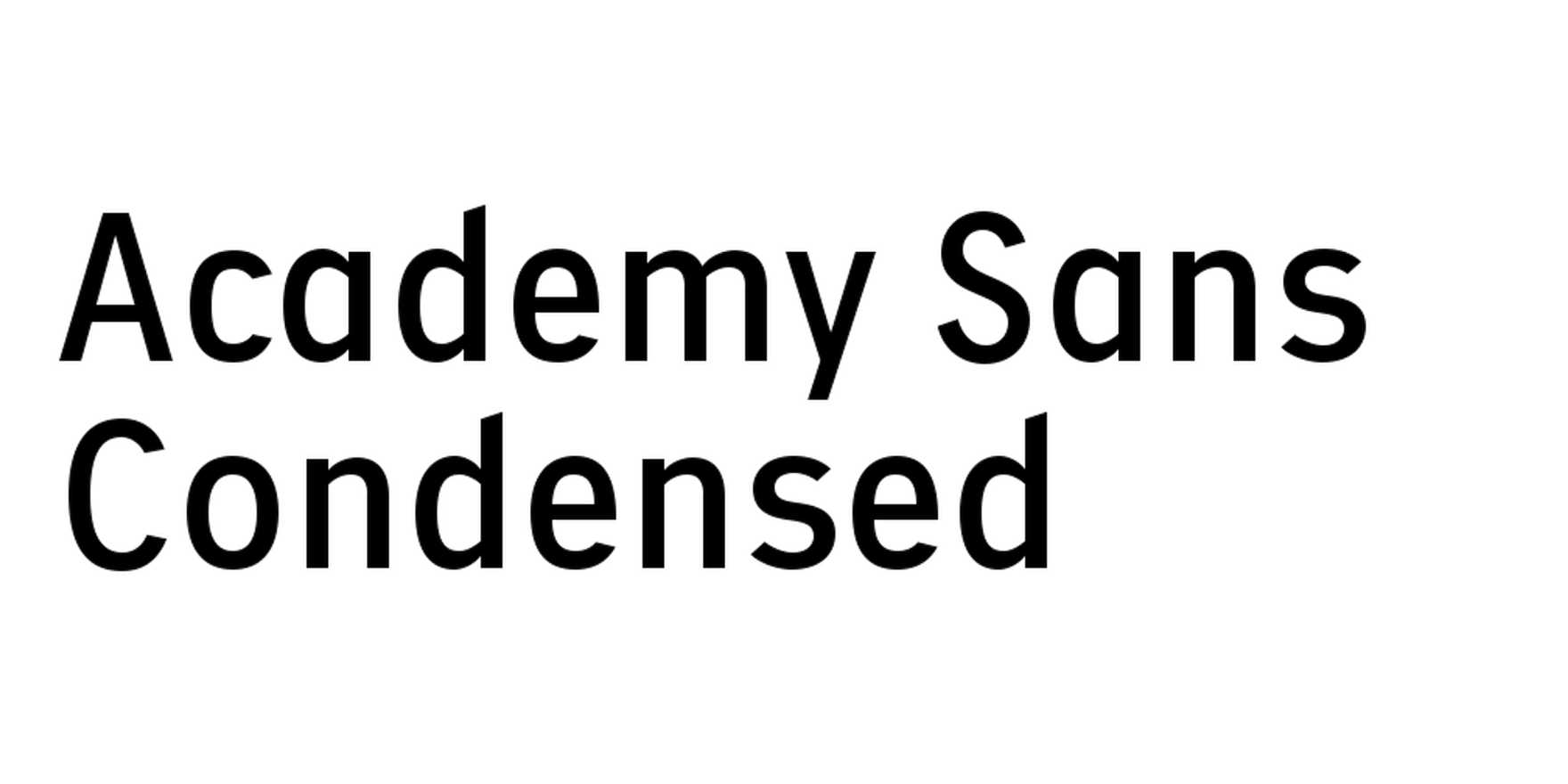 Academy Sans Condensed in use - Fonts In Use