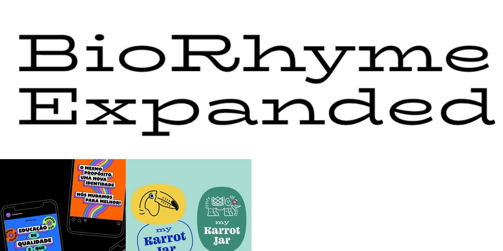 BioRhyme Expanded in use - Fonts In Use