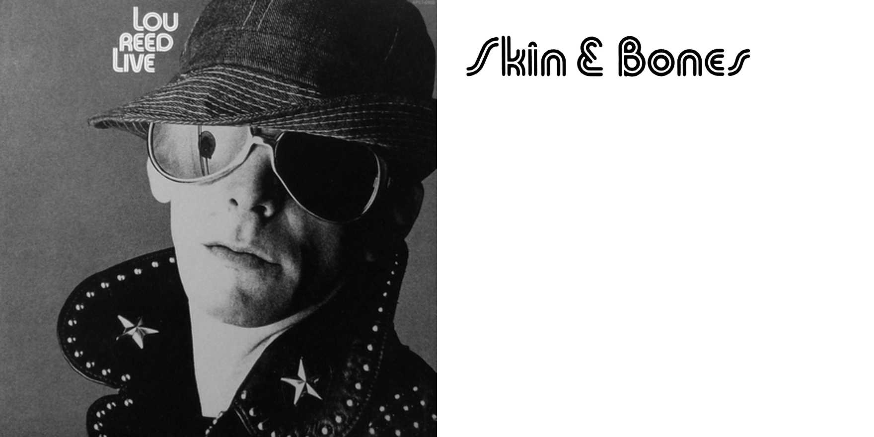 Lou Reed Live album art - Fonts In Use